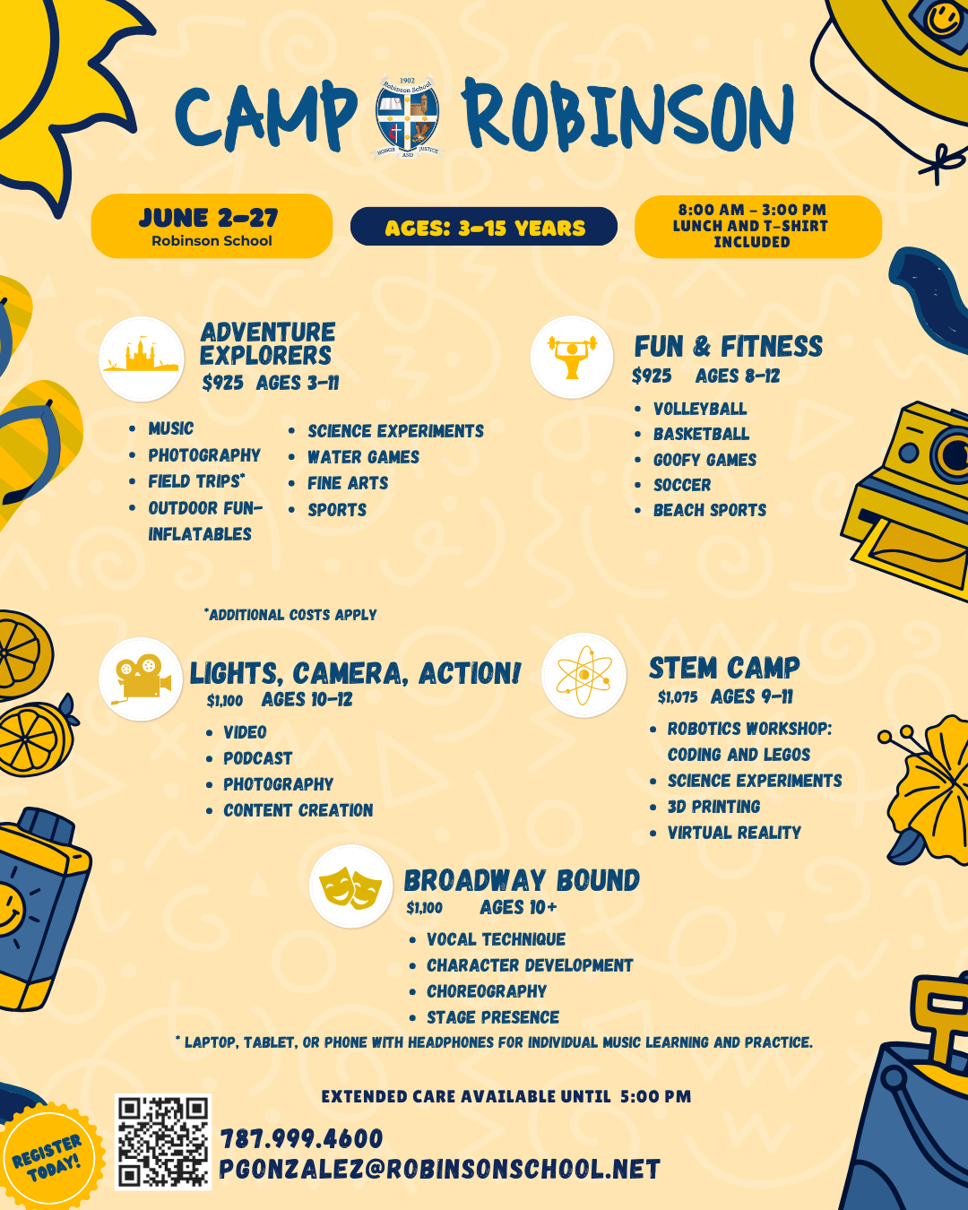 Robinson School Summer Camp 2025 - Robinson School